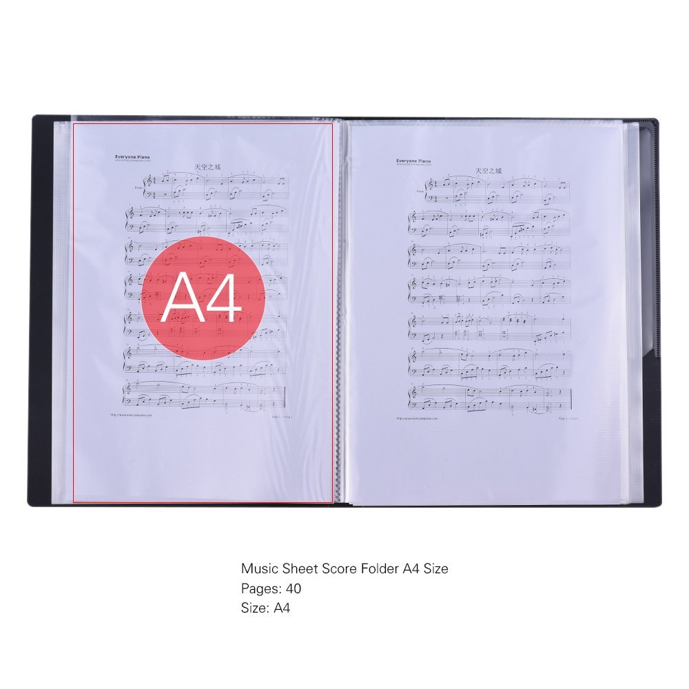 Snapklik.com : Music File Folder A4 Size Sheet Music Folder Paper ...