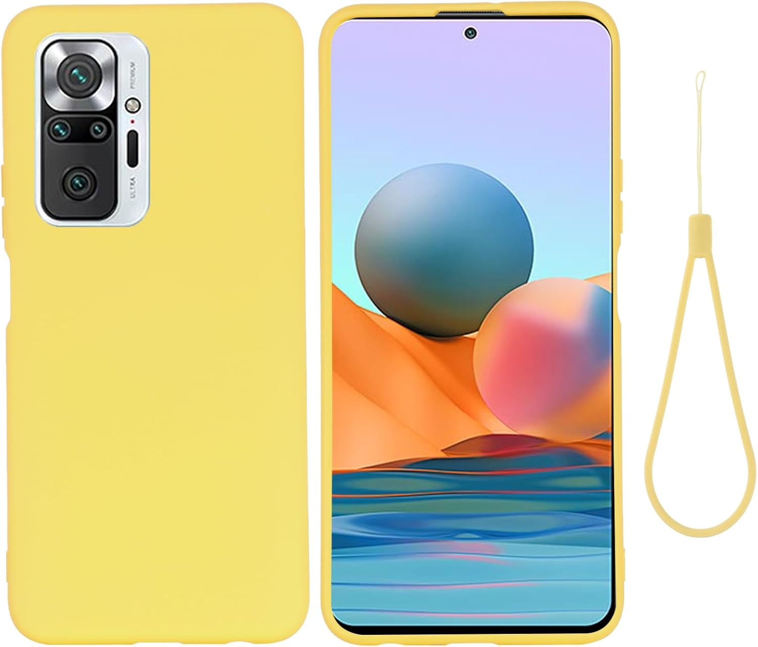 Amazon.com: Case for Xiaomi Redmi Note 10 Pro, Liquid Silicone ...