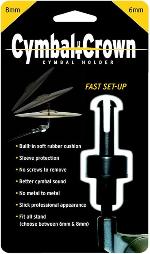 Amazon.com: Cymbal Crown Quick Release Cymbal Holder 6 mm : Musical ...