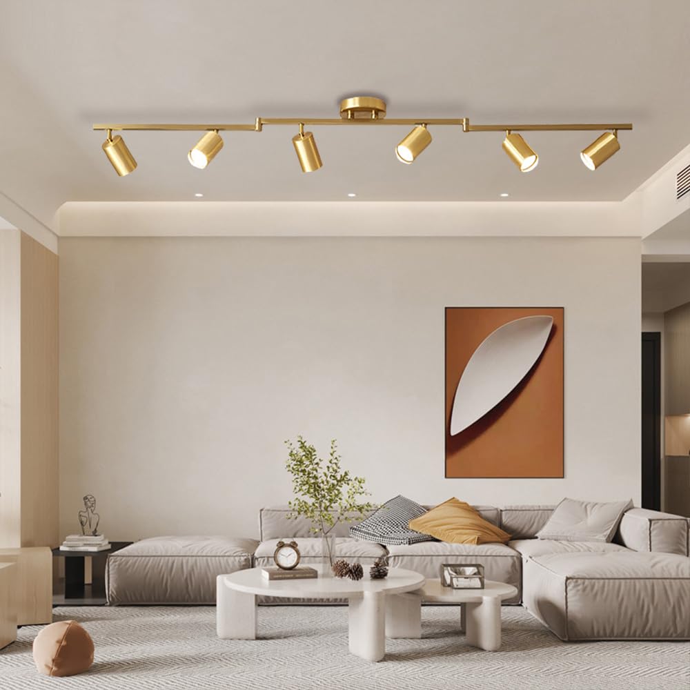 Plastic 6 Light Track Lighting System Globe Electric 36 In. 6 Light