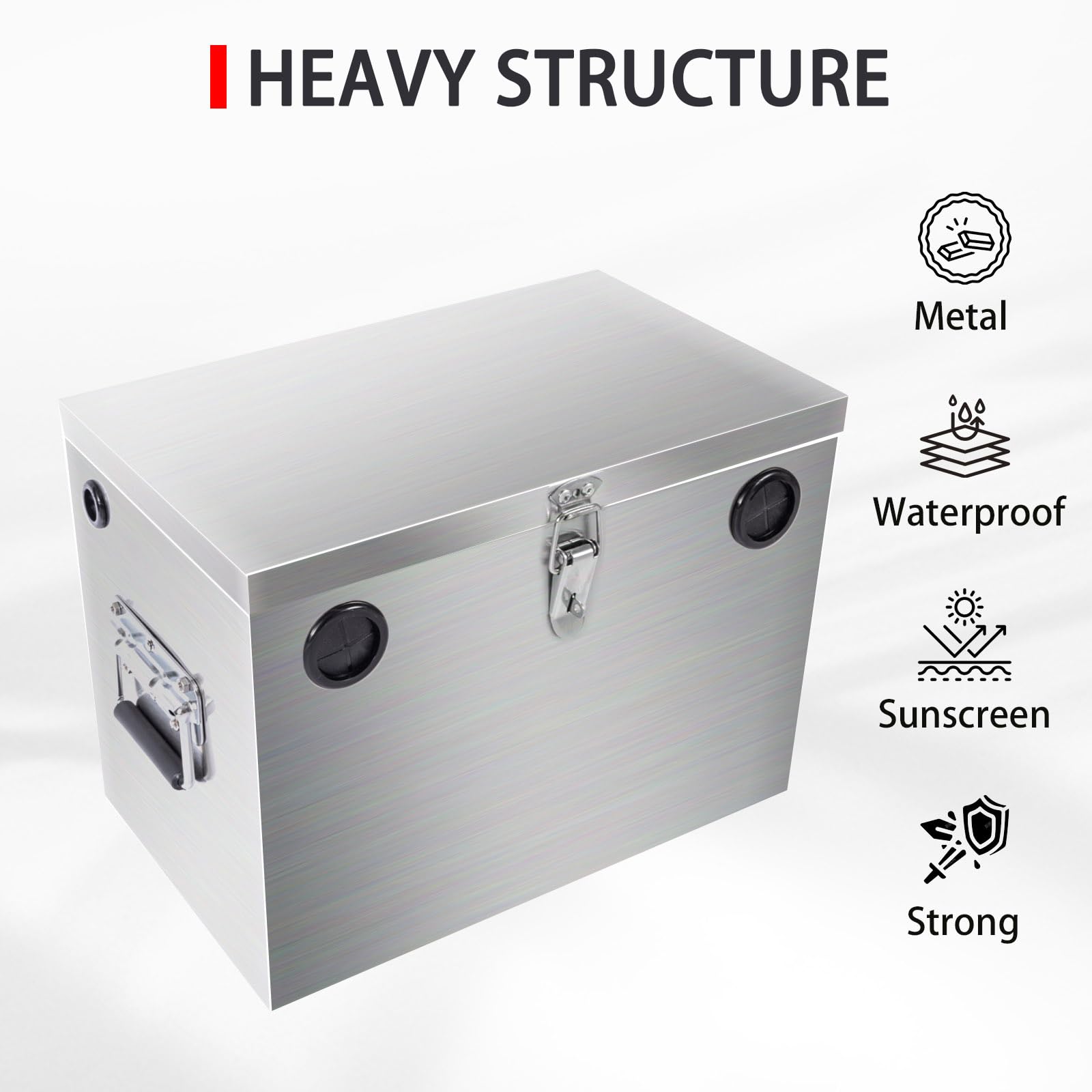 Snapklik.com : Peastorm 12V Car/RV/Marine Battery Box, Lockable ...
