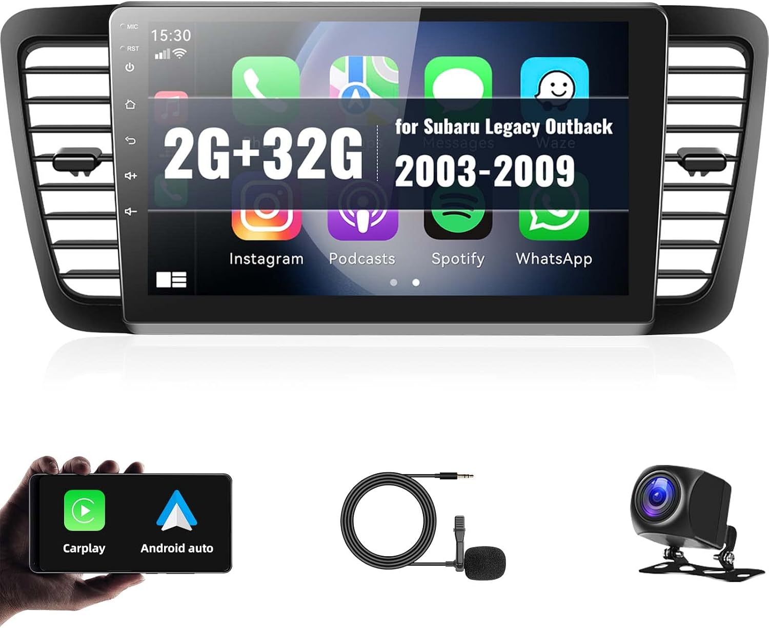 Amazon.com: SIXWIN 2G+32G Android 11 Car Stereo for Subaru Legacy ...