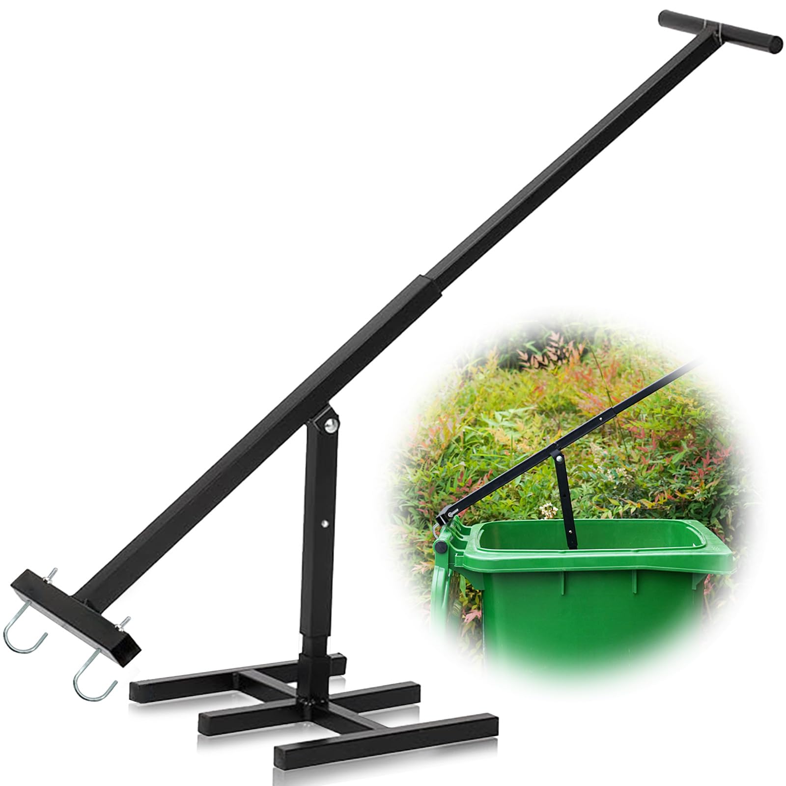 Amazon.com: Touchless Manual Trash Compactor 120L-660L Compacting Trash ...