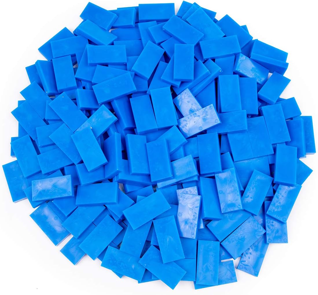Amazon.com: Bulk Dominoes Plastic Bulk 100pcs – Building and Stacking ...