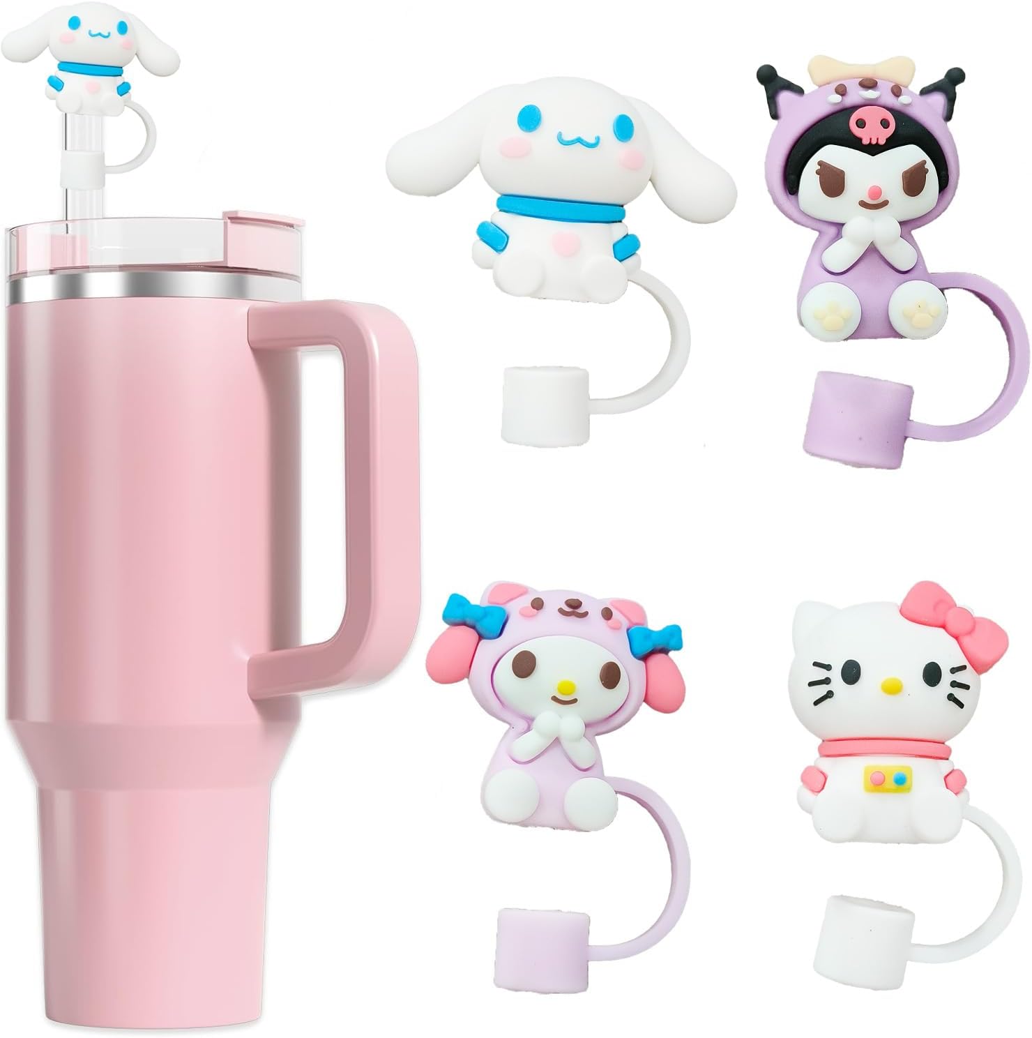 Amazon.com: Cute Frog Straw Tips Cover,Silicone Animals Straw Cover ...