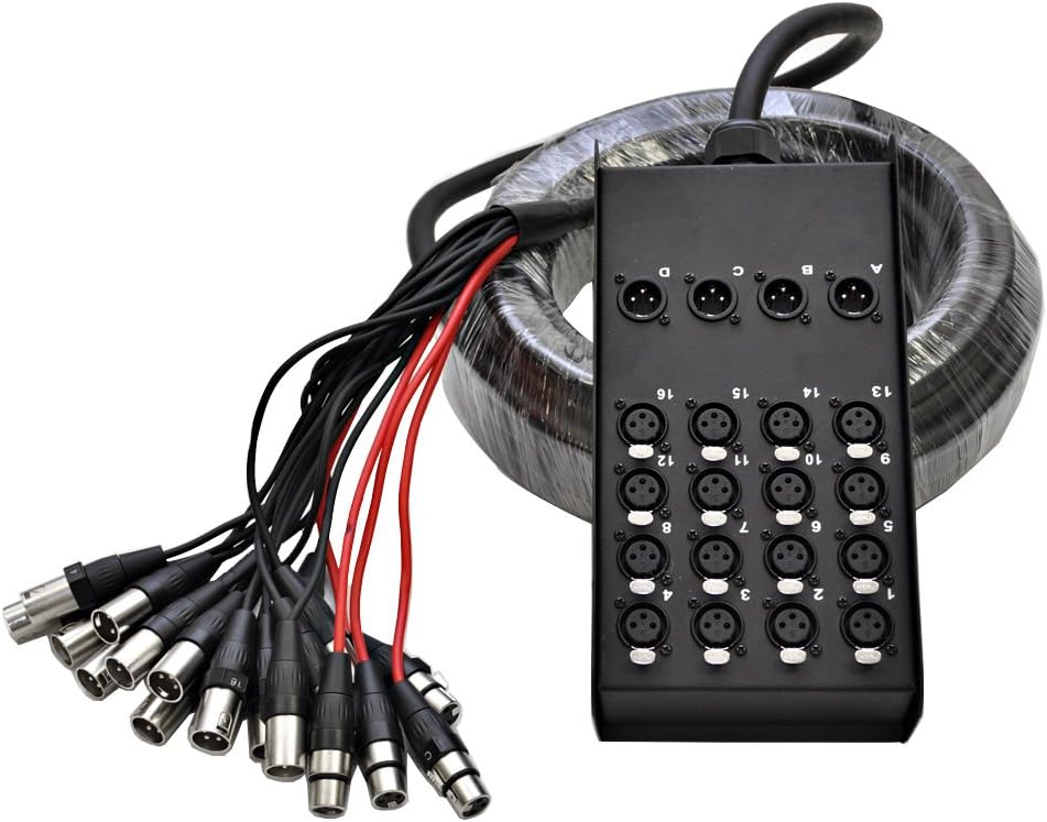 Amazon.com: Seismic Audio Speakers 16 Channel Low Profile XLR Send ...