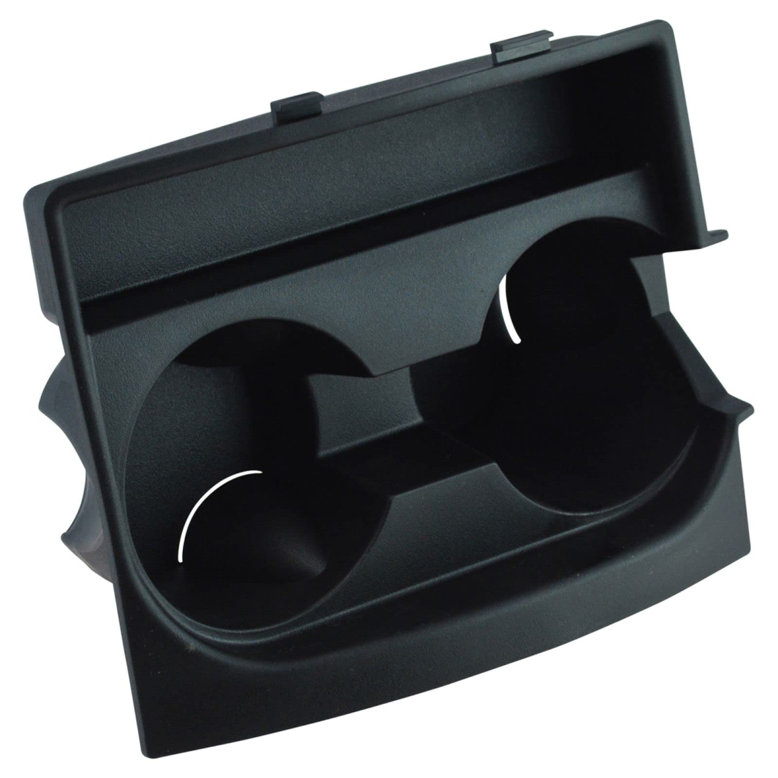 Amazon.com: TRQ Front Center Console Dual Cup Drink Holder Black ...