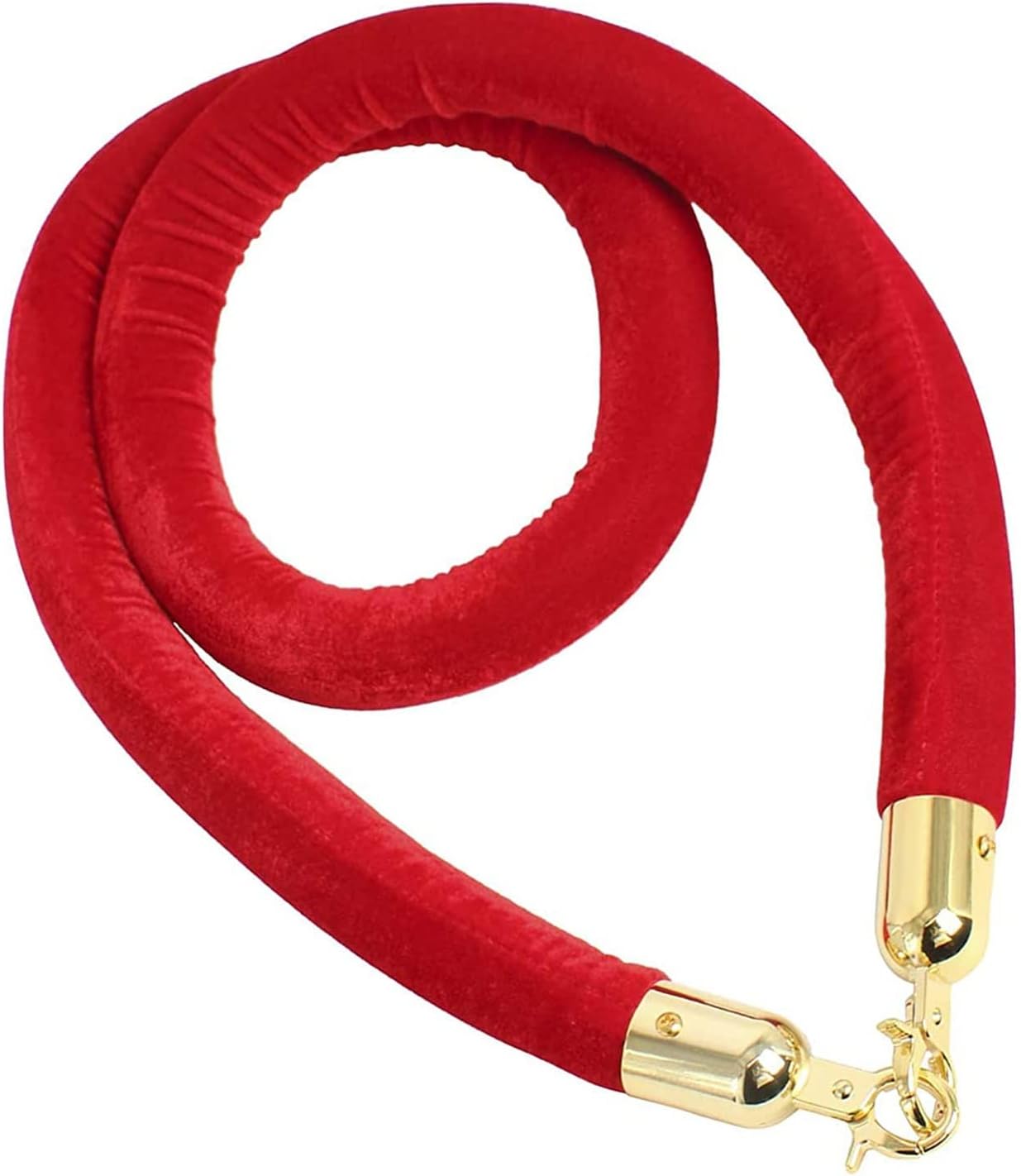 Amazon.com: YLLFFLL Red Velvet Stanchion Rope, 3-10Ft Long Stanchion ...