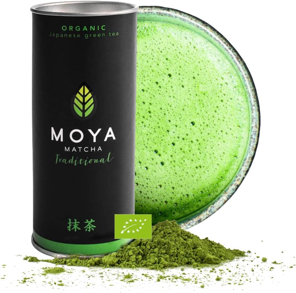 Moya Matcha Organic Tea Green Powder | 30g Traditional Grade (II ...