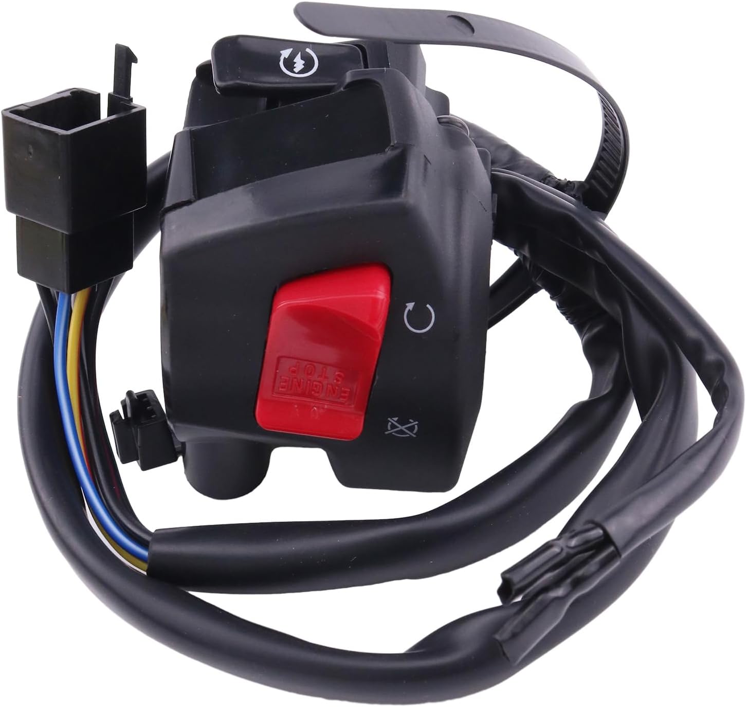 Amazon.com: WQSING Right Handlebar Start Stop Kill Switch Compatible ...