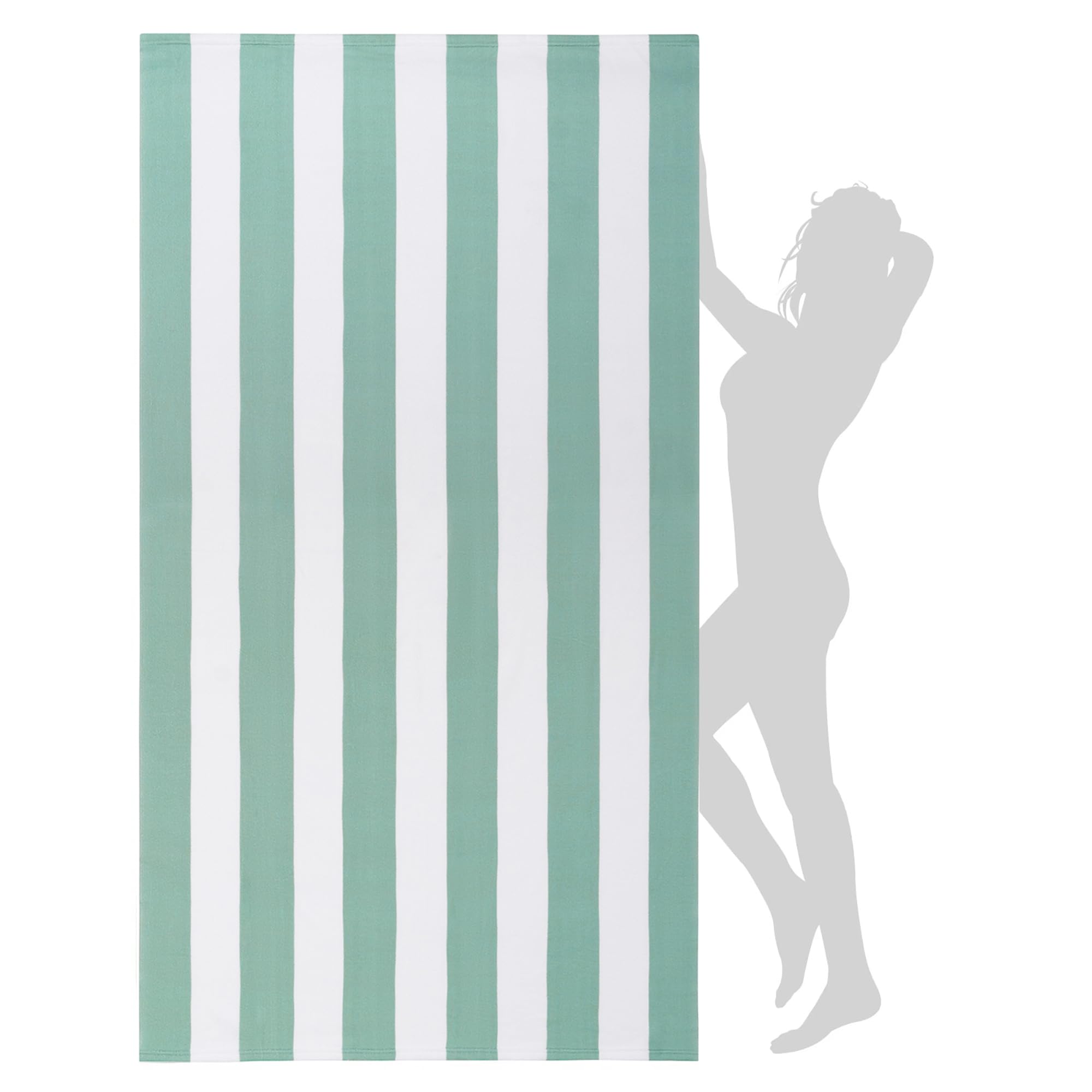 Amazon.com: WILFA Extra Large Beach Towel - Oversized Mircofiber Towel ...