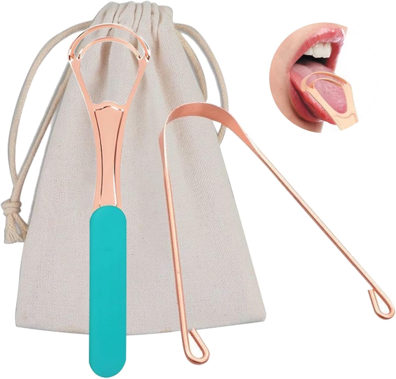 Amazon.com : Perfora Copper Tongue Scraper for Adults | Improved Taste ...