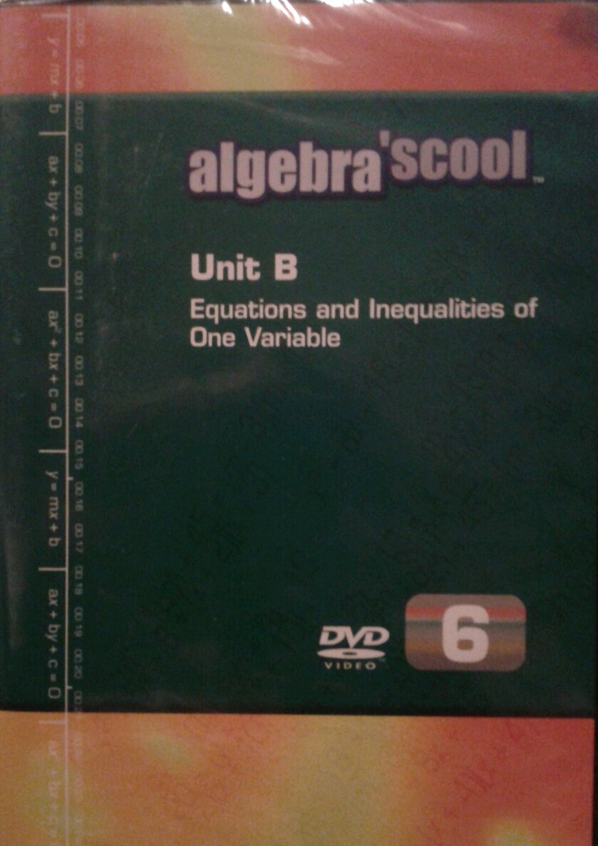 Amazon.com: algebra'scool (Equations and Inequalities of One Variable ...
