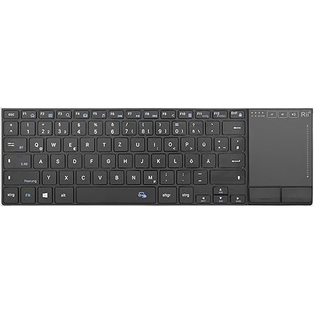 Rii Wireless Keyboard with Touchpad, Wireless Keyboard, German QWERTZ ...