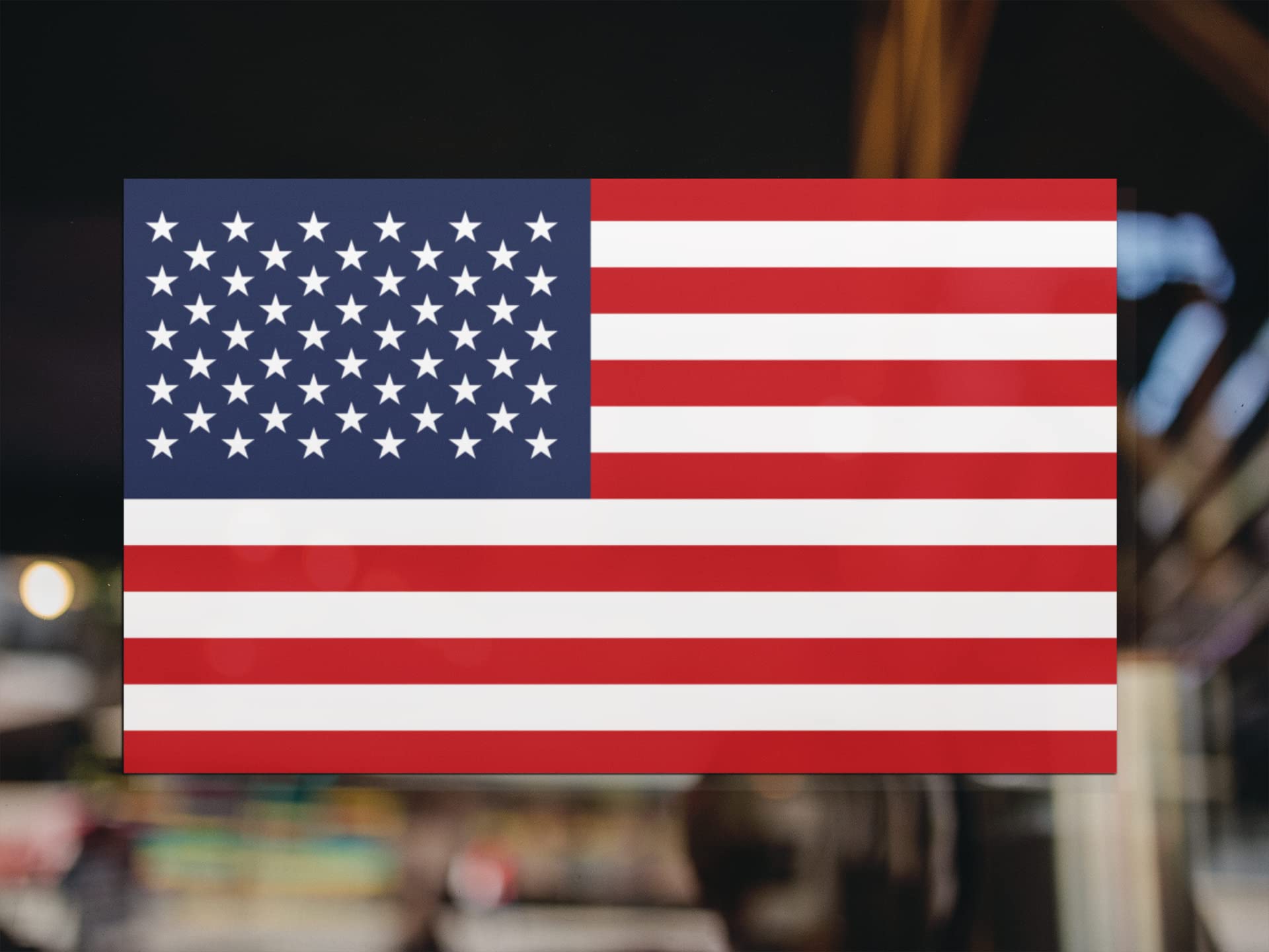 Extra Large American Flag Decals Nostalgia Decals Weathered American