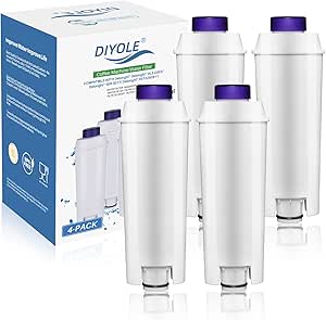 Amazon.com: 4Packs DLSC002 Coffee Water Filter for Delonghi Water ...