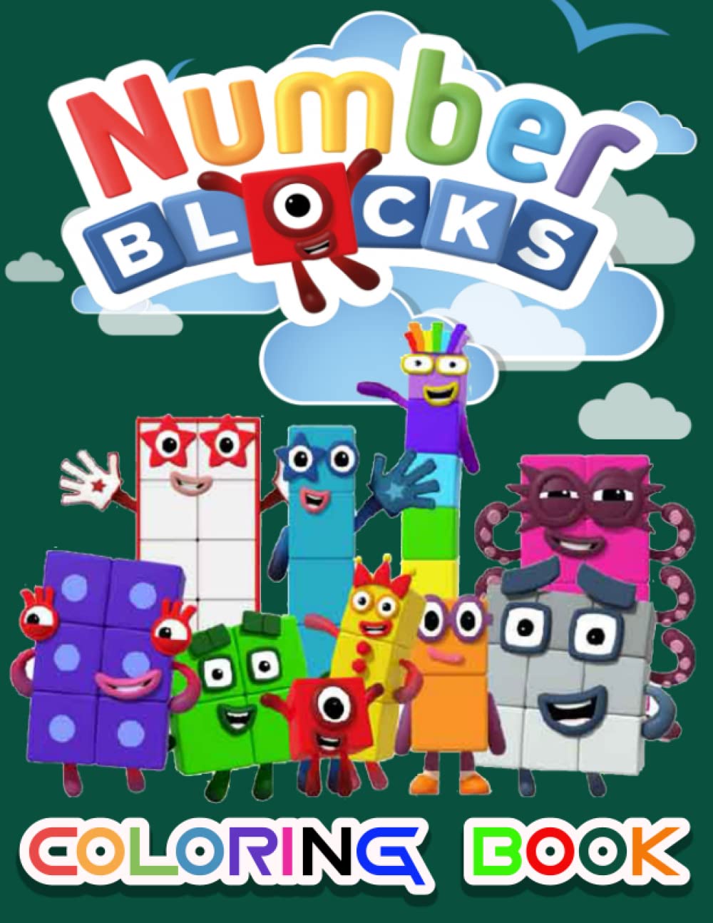 Buy Numberblocks coloring book: Numberblocks - High Quality, Fun, Easy ...