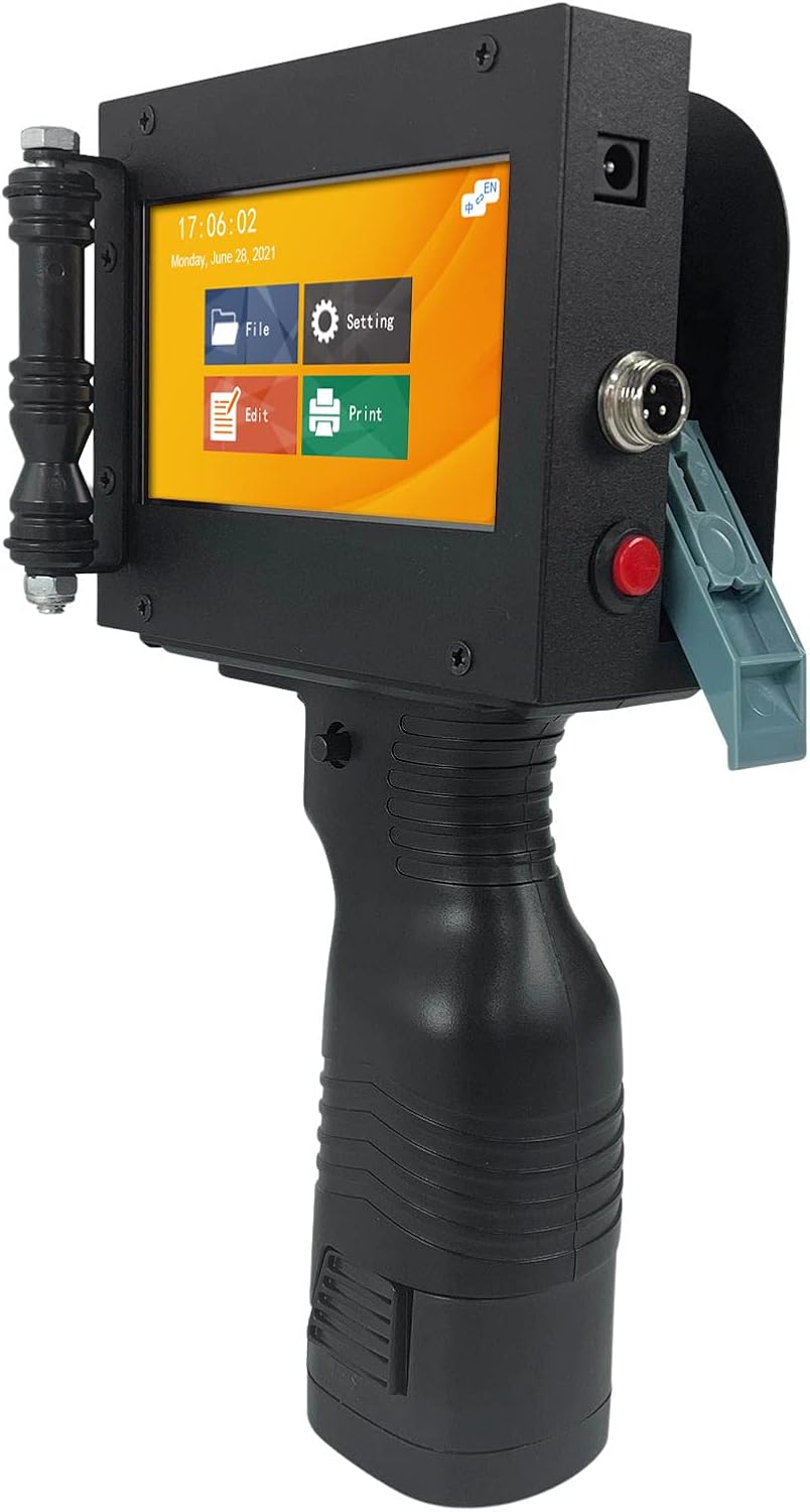 Amazon.com: Inkjet Printer,Handheld Printer Portable Inkjet Printer ...