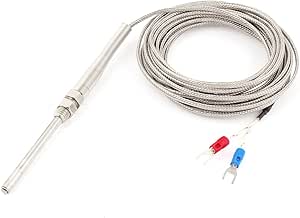 IIVVERR 5cm K Type 0-500C Temperature Controller Thermocouple Sensor ...