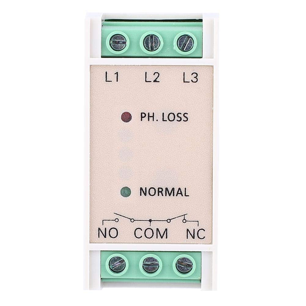 Buy 380vac Three Phase Power Relay 5a Voltage Monitoring Relay