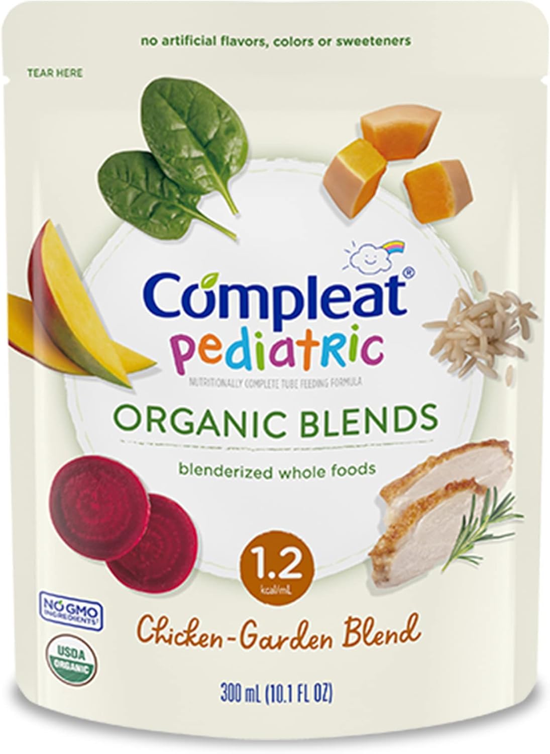 Amazon.com: Compleat Pediatric Organic Blends 300mL, Plant Based ...