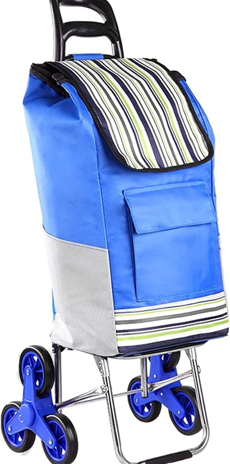 Amazon.com: Collapsible Folding Wagon, Shopping Cart Folding Shopping ...