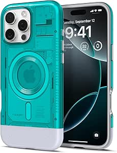 Amazon.com: Spigen Classic C1 MagFit Designed for iPhone 16 Pro Case [Military-Grade Protection ...