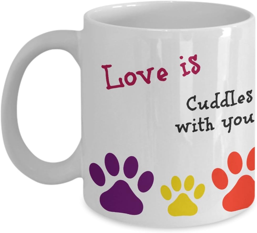 Amazon.com: Boxer mug - Love is Cuddles with your Boxer - A great gift ...