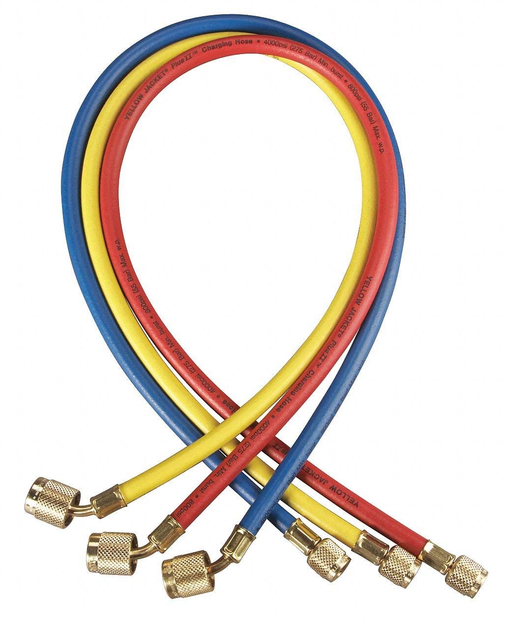 Yellow Jacket Manifold Hose Set, Low Loss, 60 in: Amazon.com ...