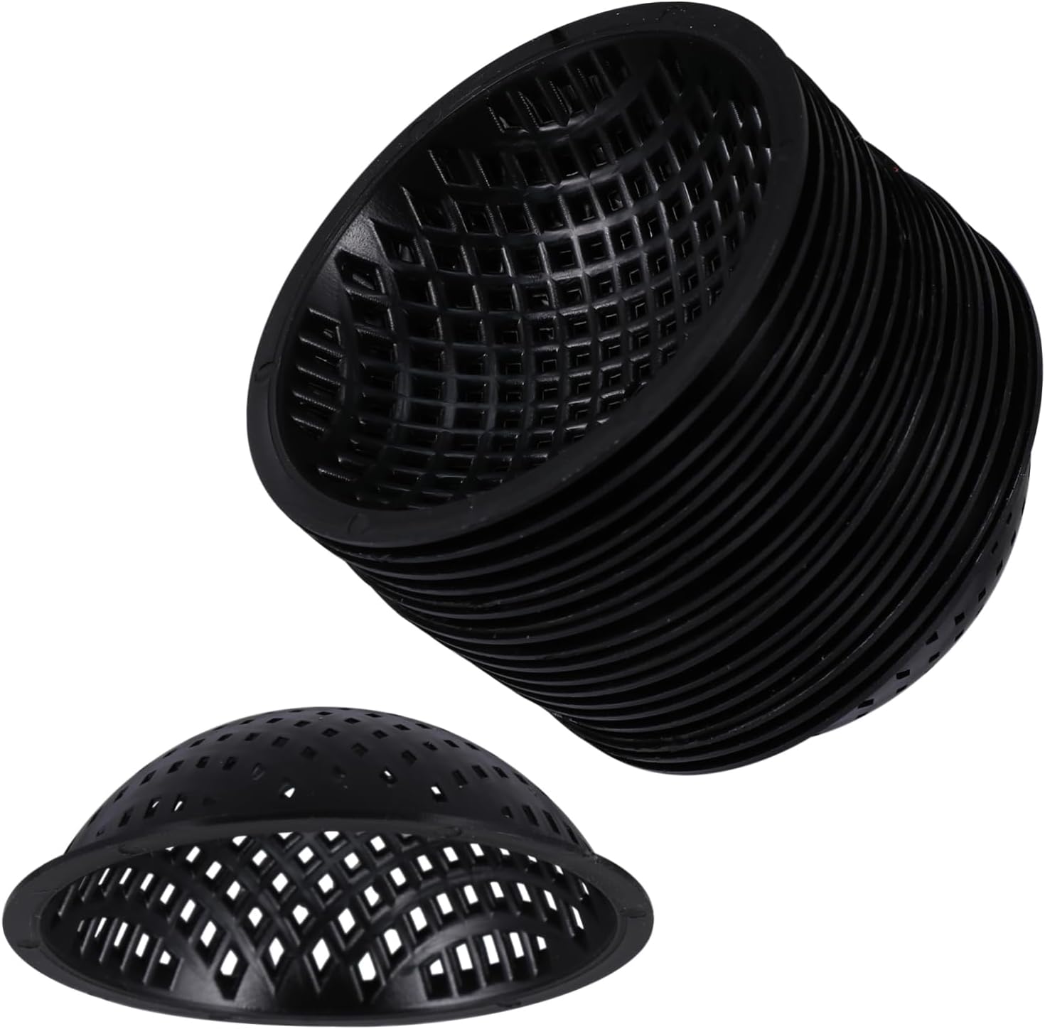 Amazon.com: 40 Pieces Upgraded Cone Flower Pot Hole Mesh Pad DIY ...