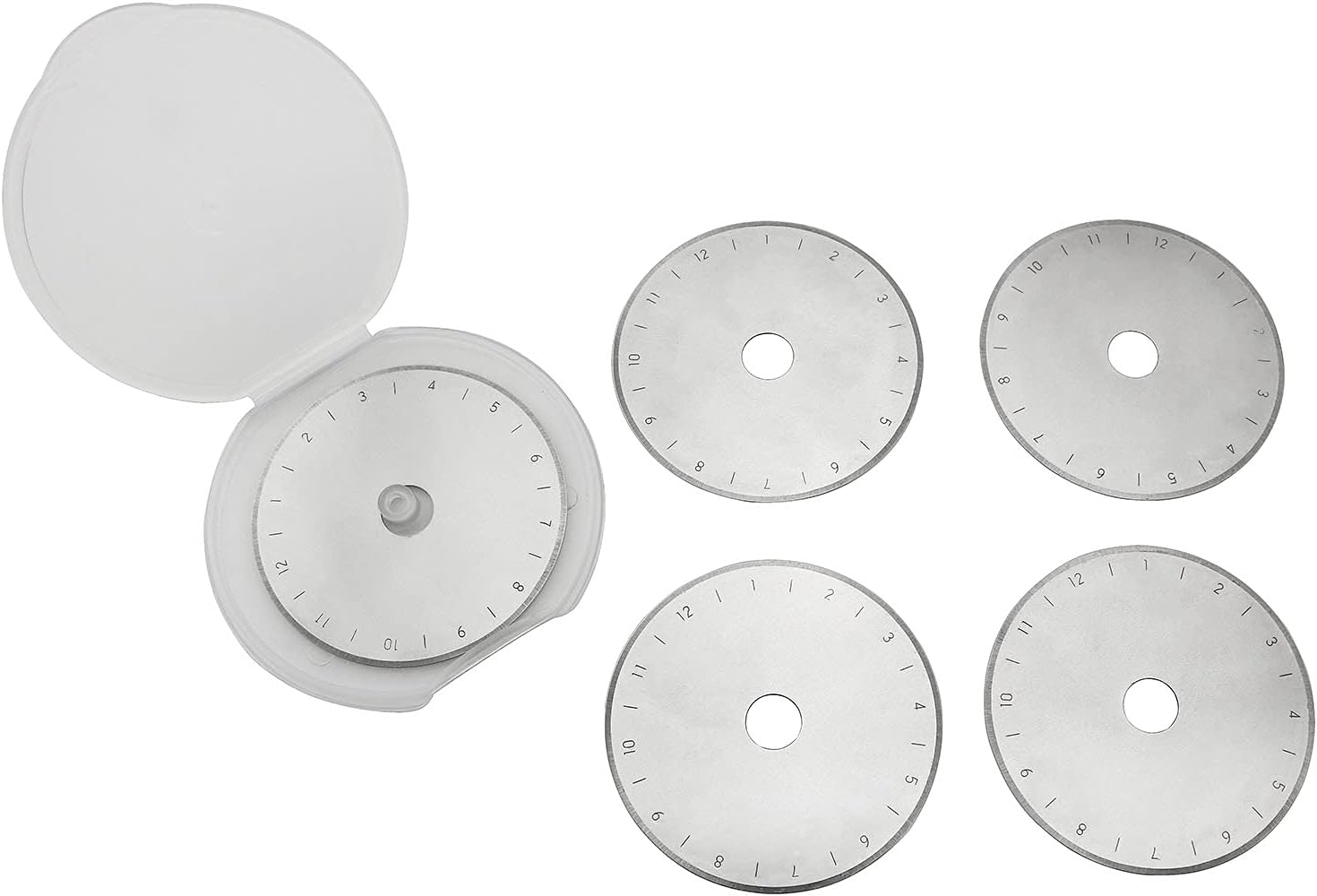 Amazon.com: Longdex Rotary Blade 5PCS 60mm Rotary Cutter Blade Fabric ...