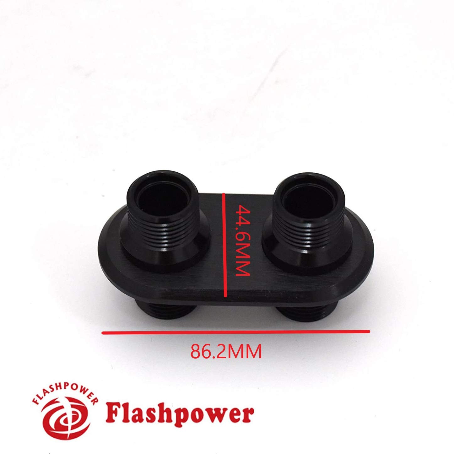 Snapklik.com : 2-Port Billet Aluminum Firewall Heater Bulkhead ...