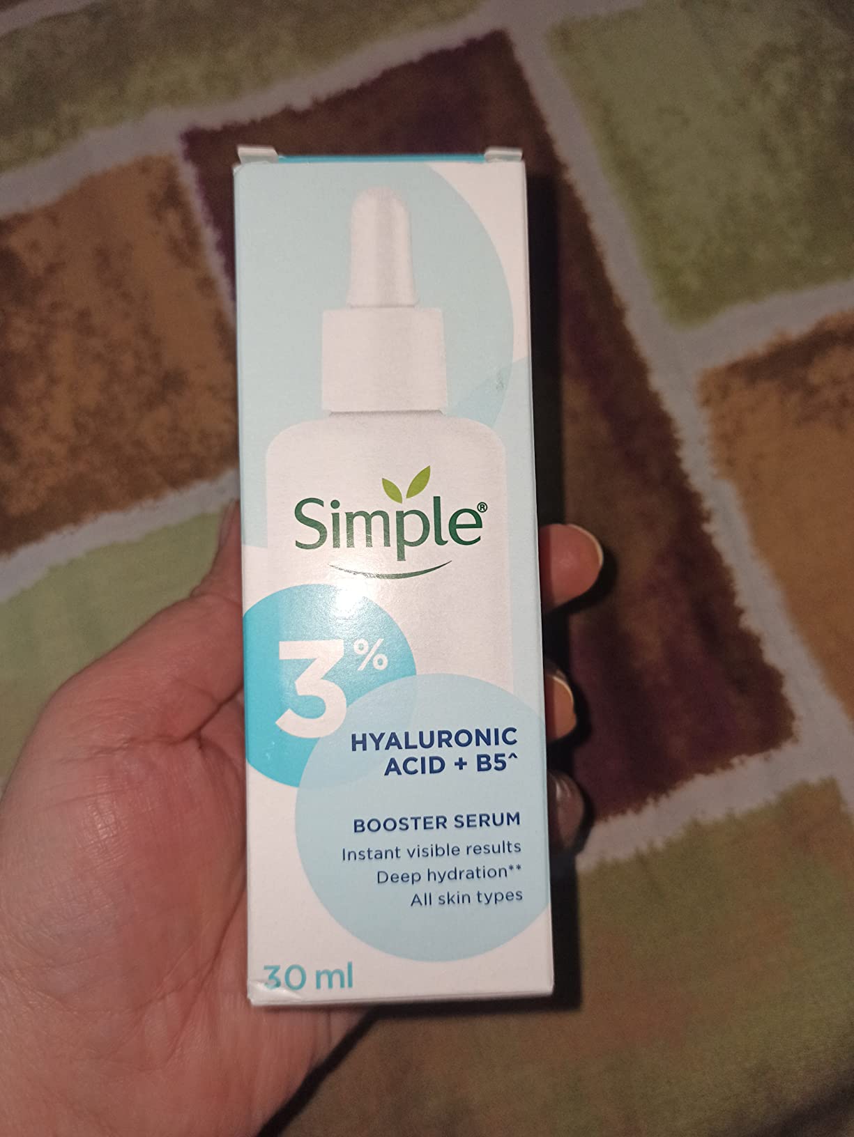 Simple Booster Serum 3% Hyaluronic Acid + Vit B5 30ml | For Deep ...