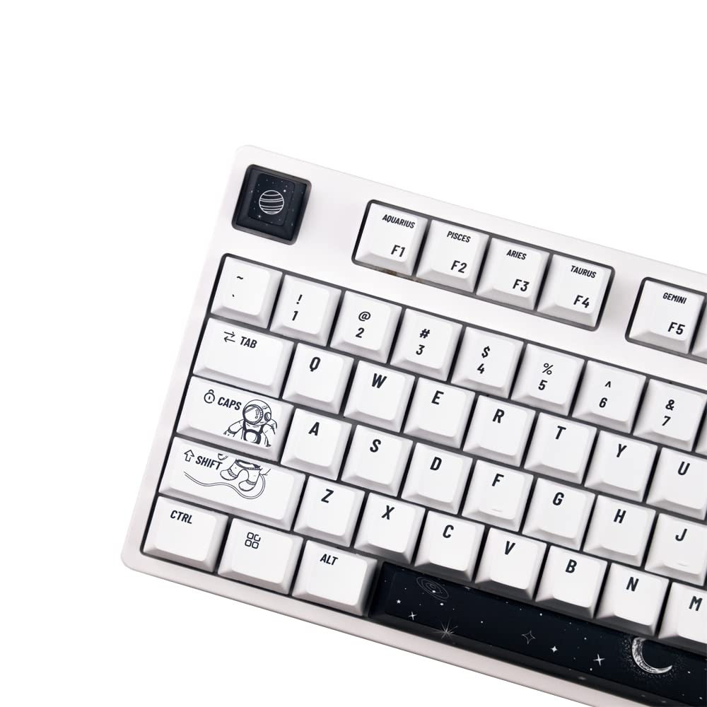 Amazon.com: daixiahu Outer Space Theme Keycaps Mechanical Keyboard ...