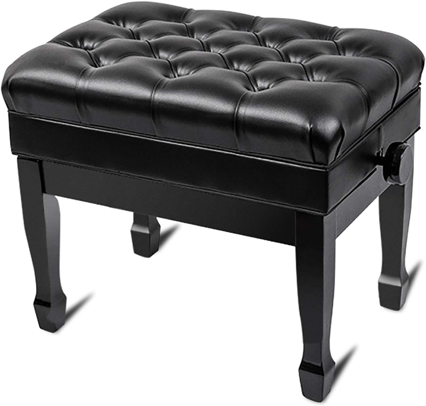 Amazon.com: IBOWZ Piano Stool Deluxe Piano Bench Adjustable Hydraulic ...