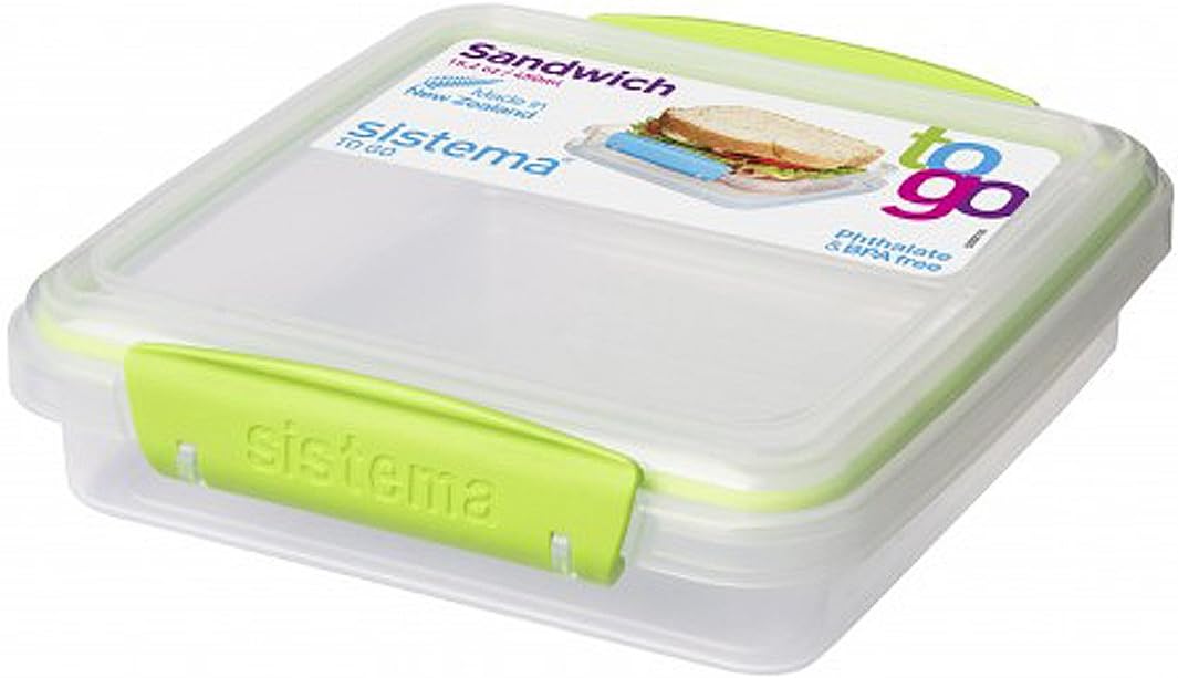 Amazon.com: Sistema Snack Attack To Go Snack and Dip Container, 13.6 oz ...