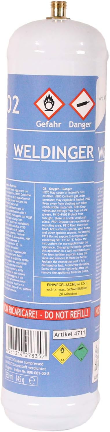 Acetylen + Sauerstoff Gasflaschen je 10 Liter Eigentumsflaschen, Gase ...