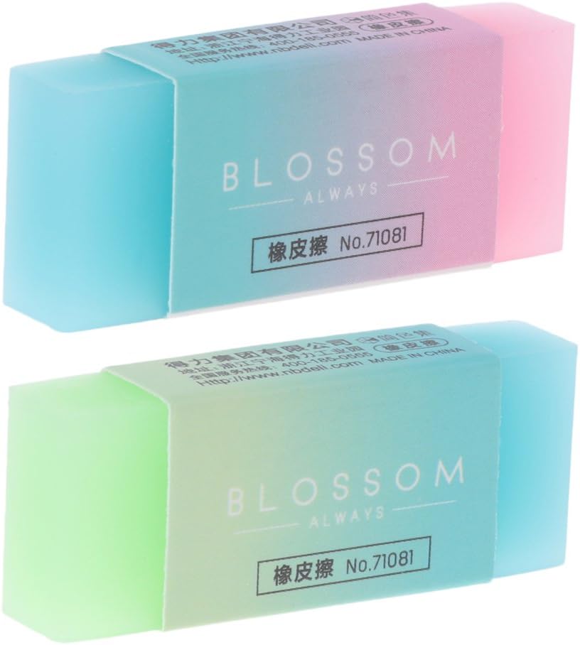 Amazon.com: Ladaidra 2pc Soft Durable Flexible Cube Cute Colored Pencil ...