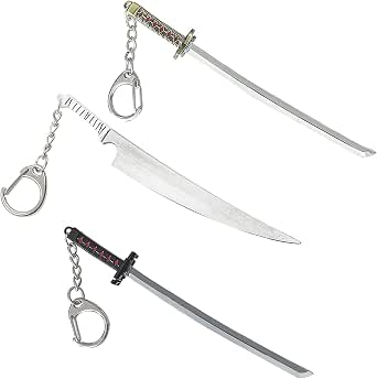 SONGCHANGJEWELRY Kurosaki Ichigo Sword Keychains - Tensa Zangets ...