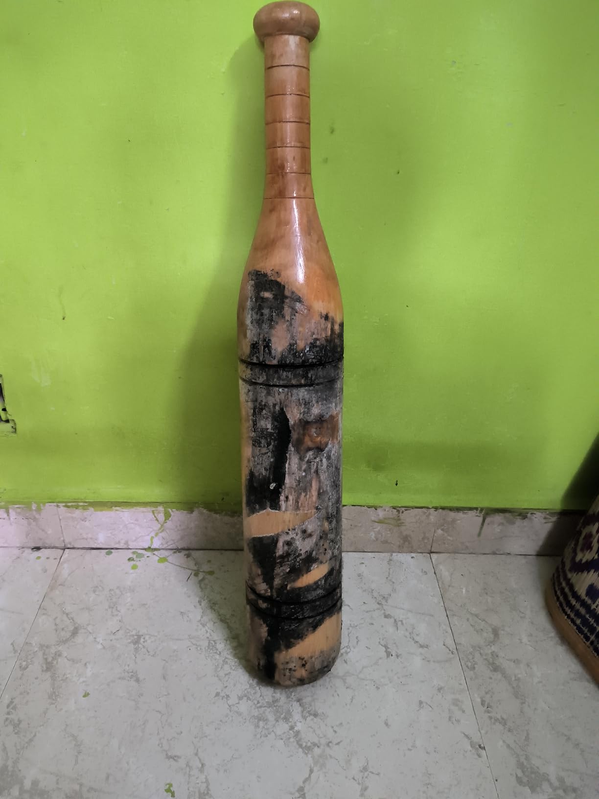 Buy zaxx 7kg Wooden Indian Mugdar, Clubs, Meel, Clubbell, Karla Kattai ...