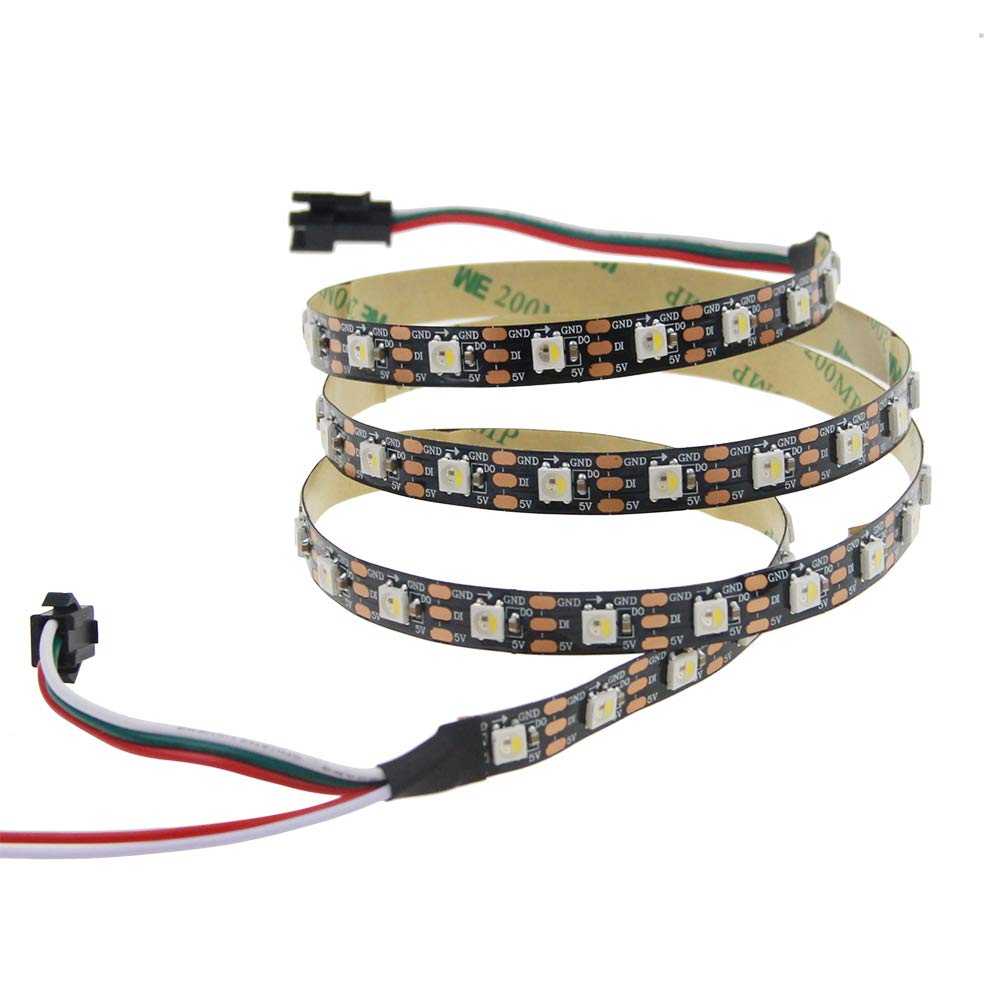 Buy ALITOVE RGBW Addressable Programmable LED Pixel Strip Light 3.3ft ...
