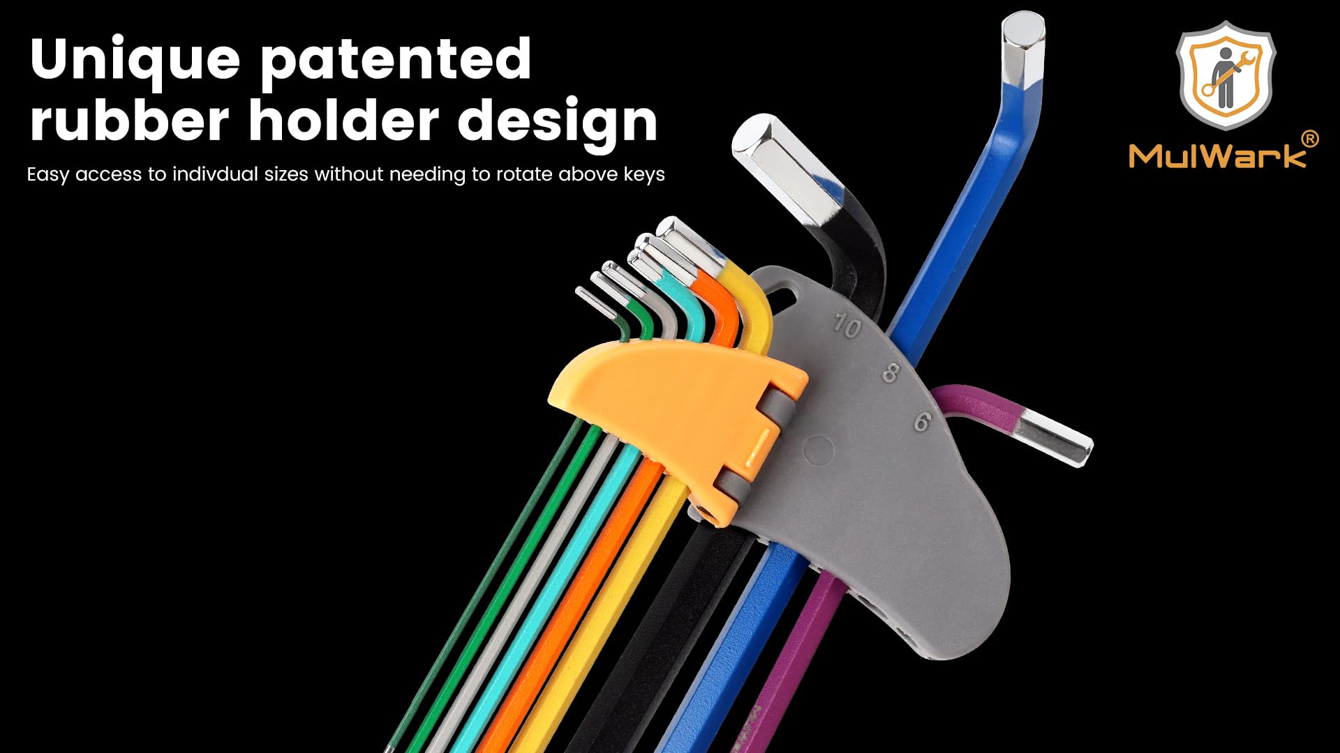 Snapklik.com : MULWARK 28-Piece Allen Wrench Set