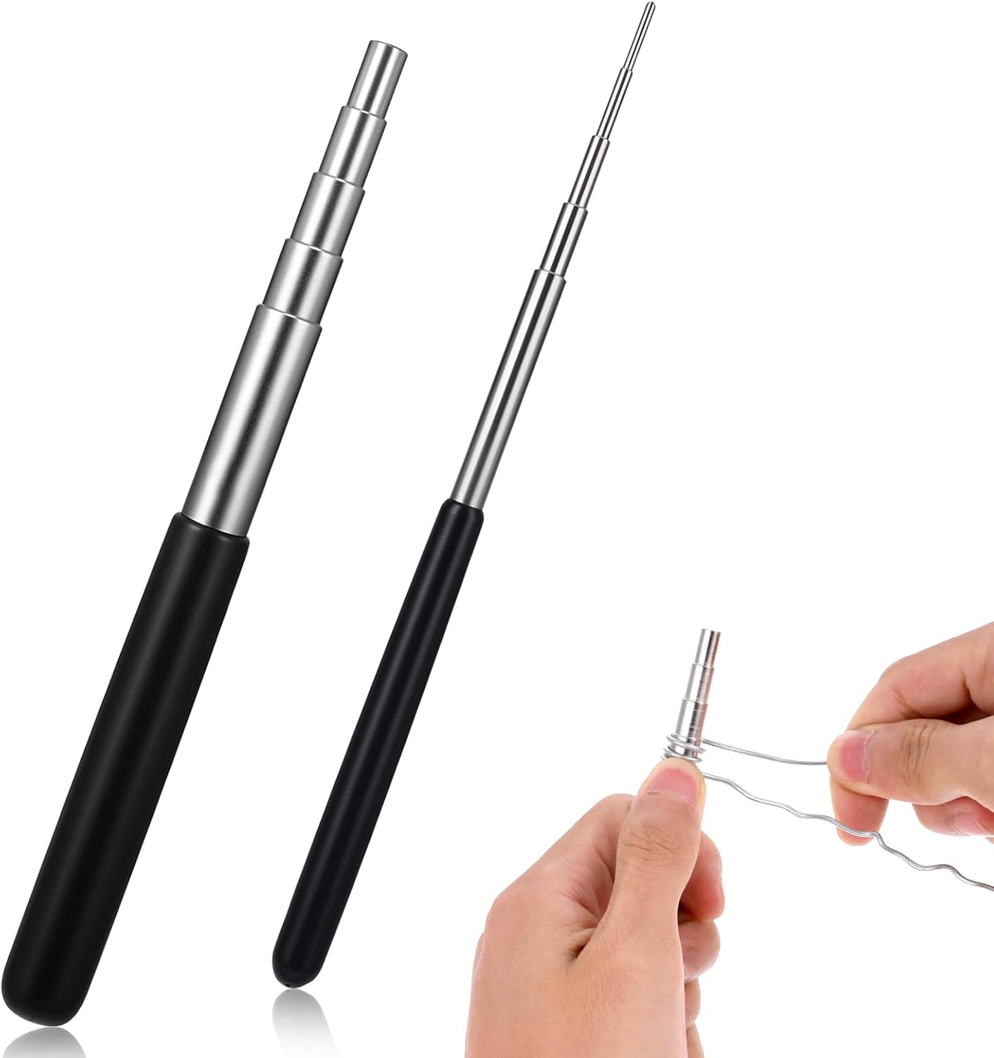 Amazon.com: 2 Pack Coil Jig Tool Set, Stainless Steel Micro 1.5mm-10mm ...