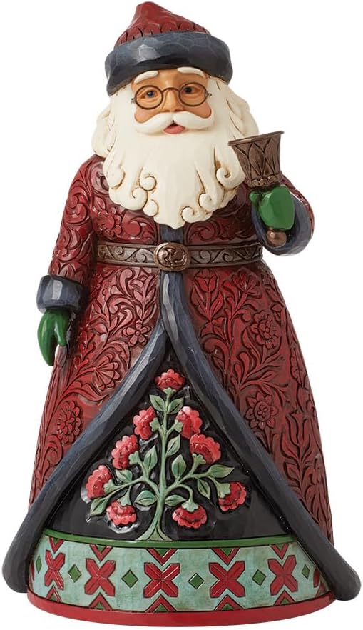 Amazon.com: Enesco Jim Shore Heartwood Creek Holiday Manor Santa with ...
