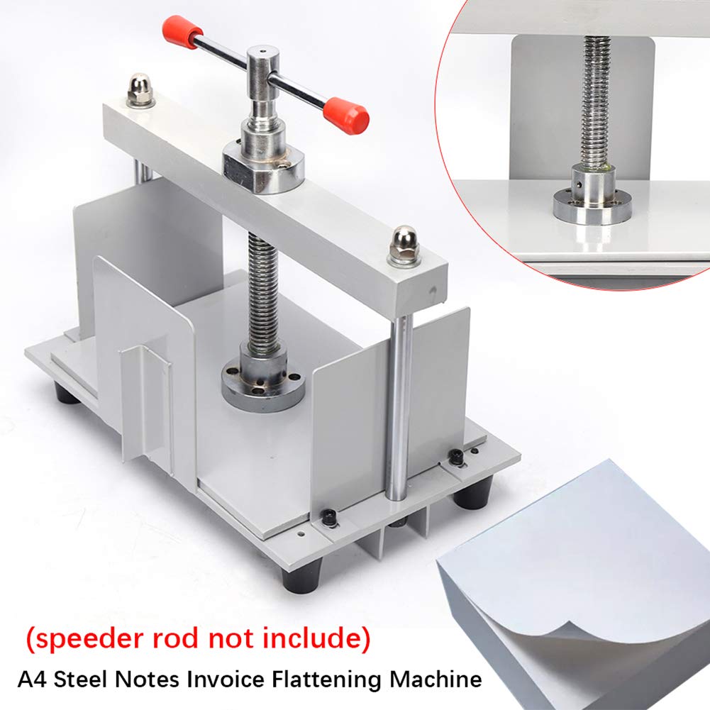 Invoice Flattening Machine Tbvechi A4 Heavy Press Bookbinder Steel ...