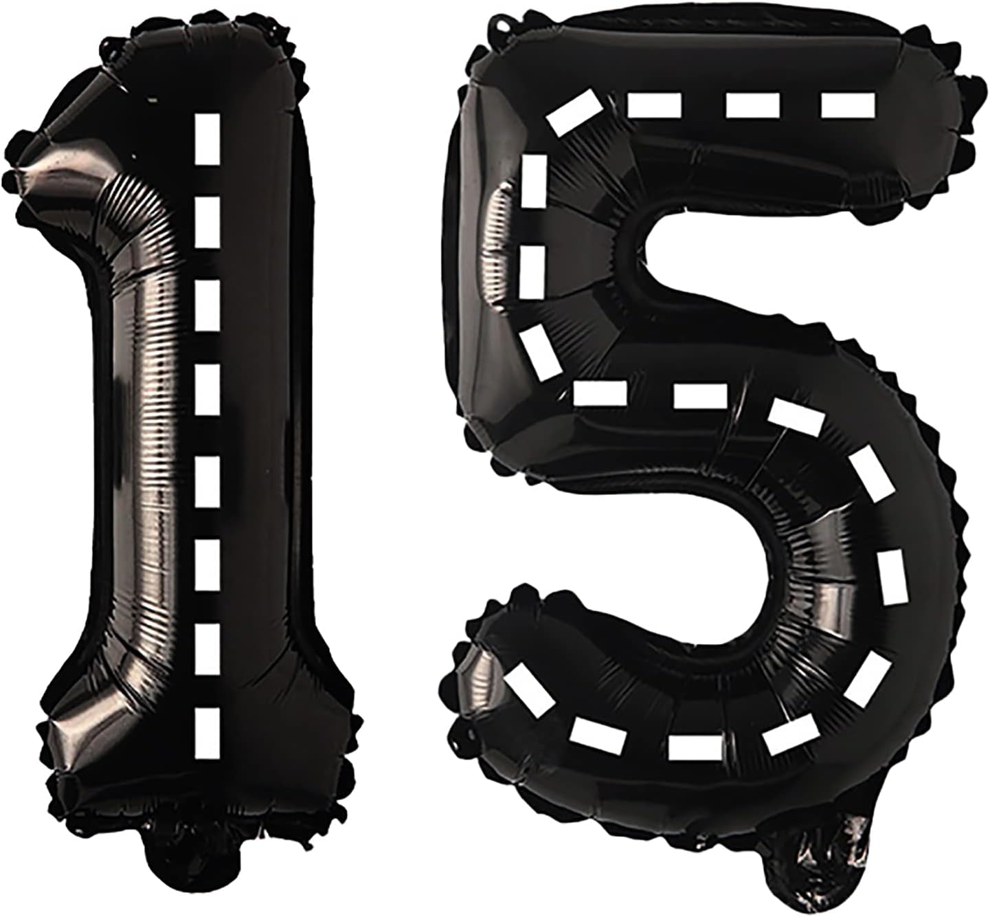 Amazon.com: ESHILP 40 Inch Number Balloon Foil Balloon Number 15 Jumbo ...