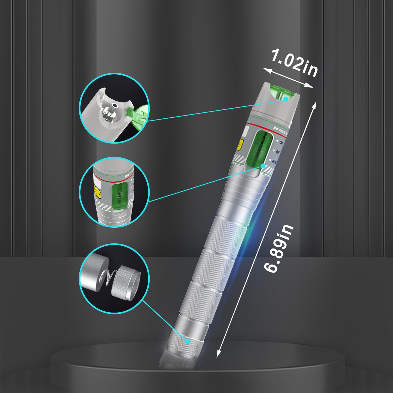 Snapklik.com : 2PCS Visual Fault Locator For Fiber Optic Cables, VFL ...