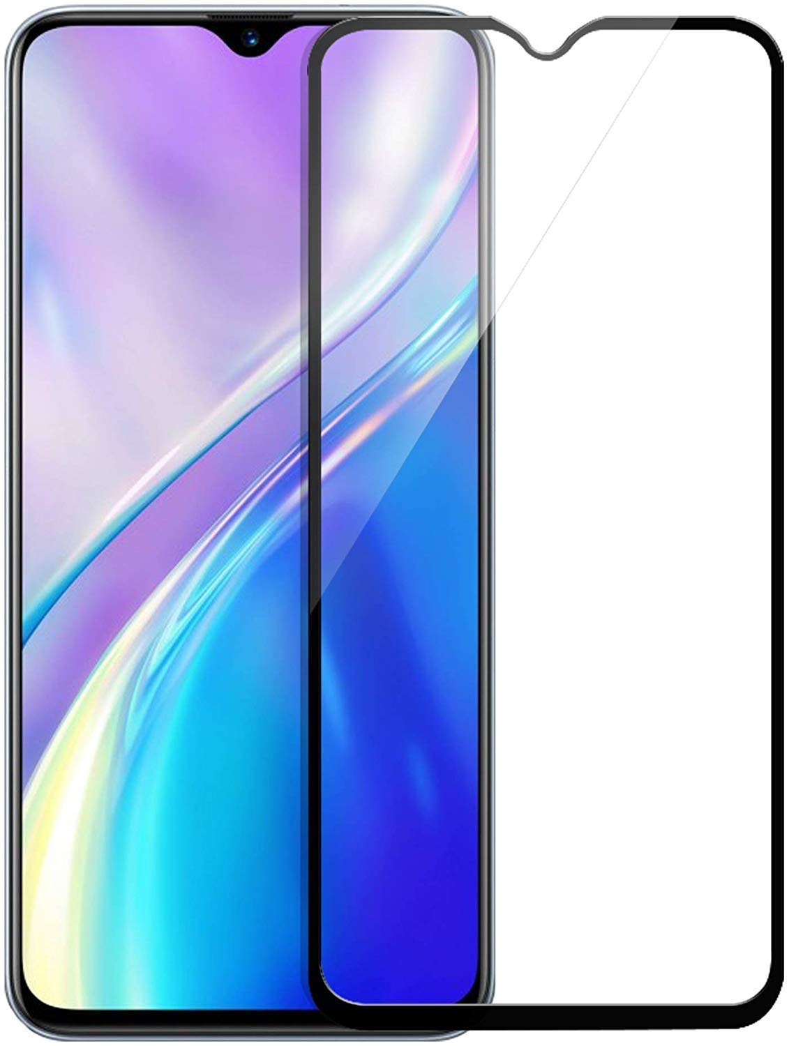 MACLEN Original Premium Hd Curved Edges Tempered Glass For Realme Xt ...