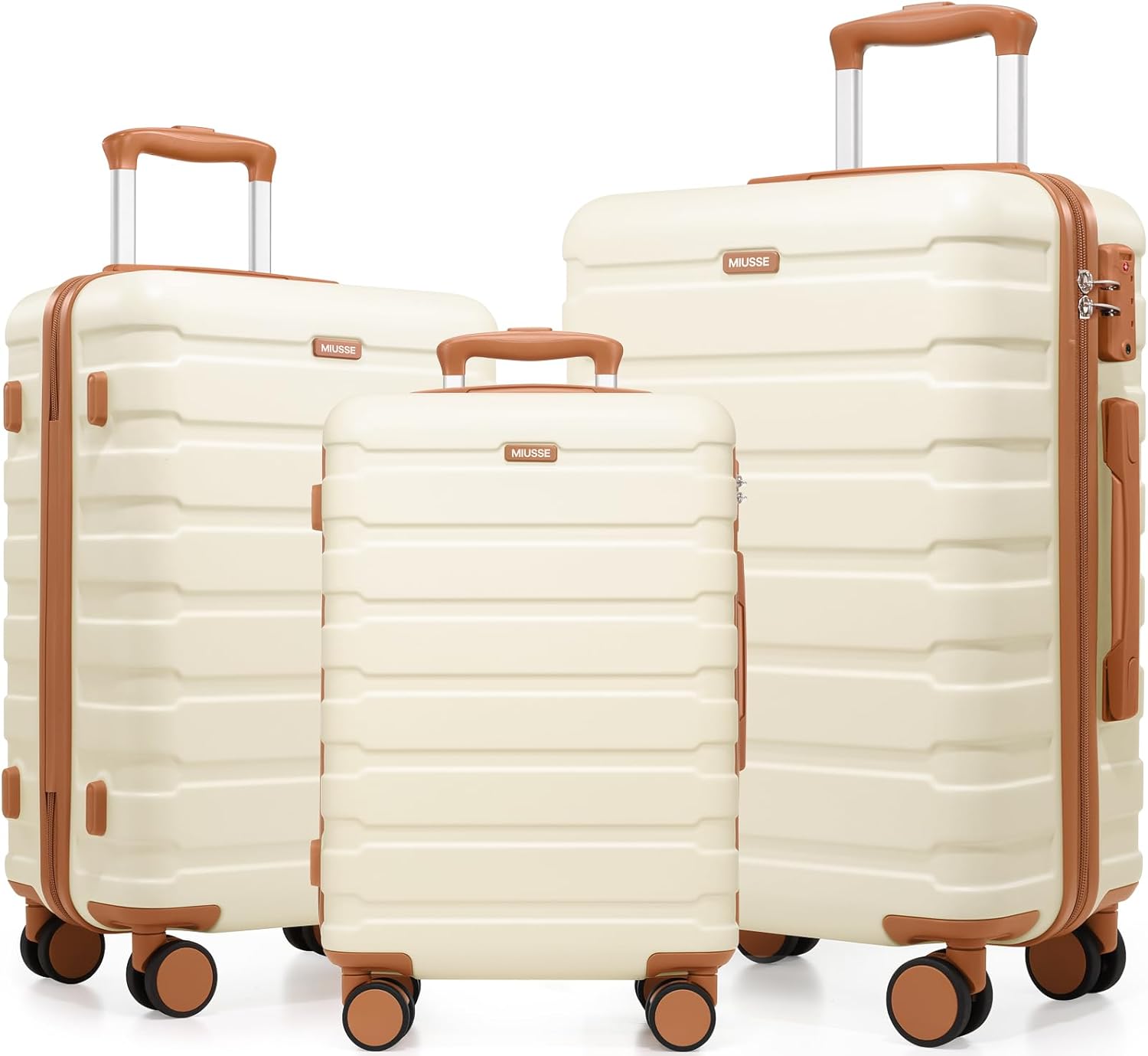 Amazon.com | Miusse 20 Inch Hardshell Luggage Sets with Backpack,Carry ...