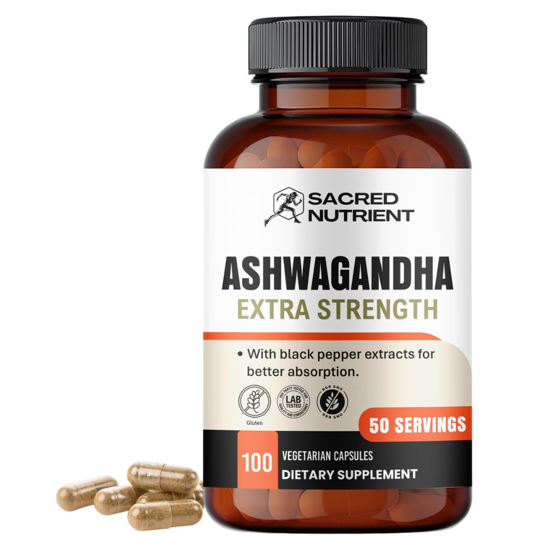 Amazon.com: Sacred Nutrient Ashwagandha Organic Extra Strength ...